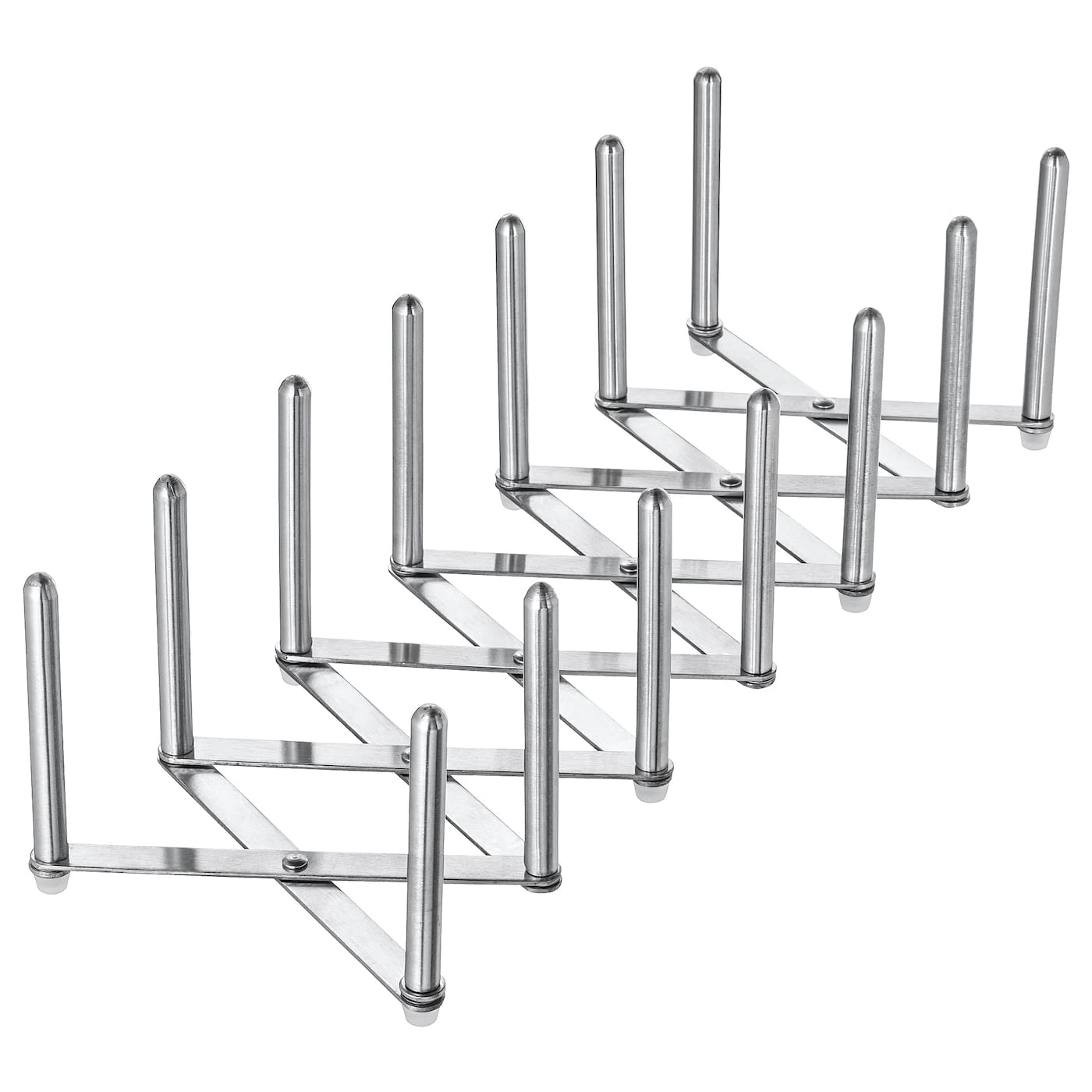 Ikea Variera Pot Lid Organizer, Stainless Steel, Set of 2