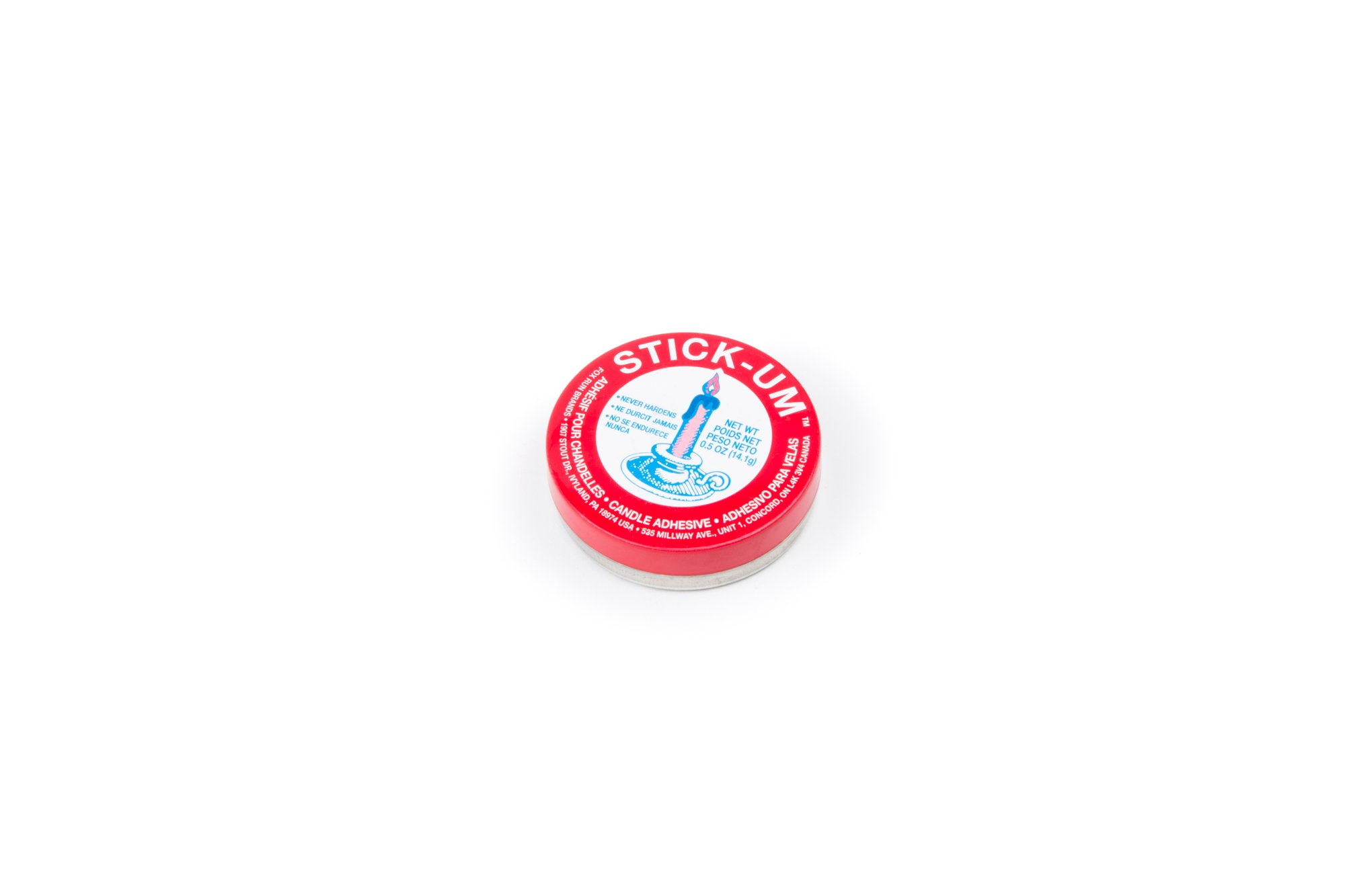 Fox Run Stick-Um Candle Adhesive, 0.5-Ounce