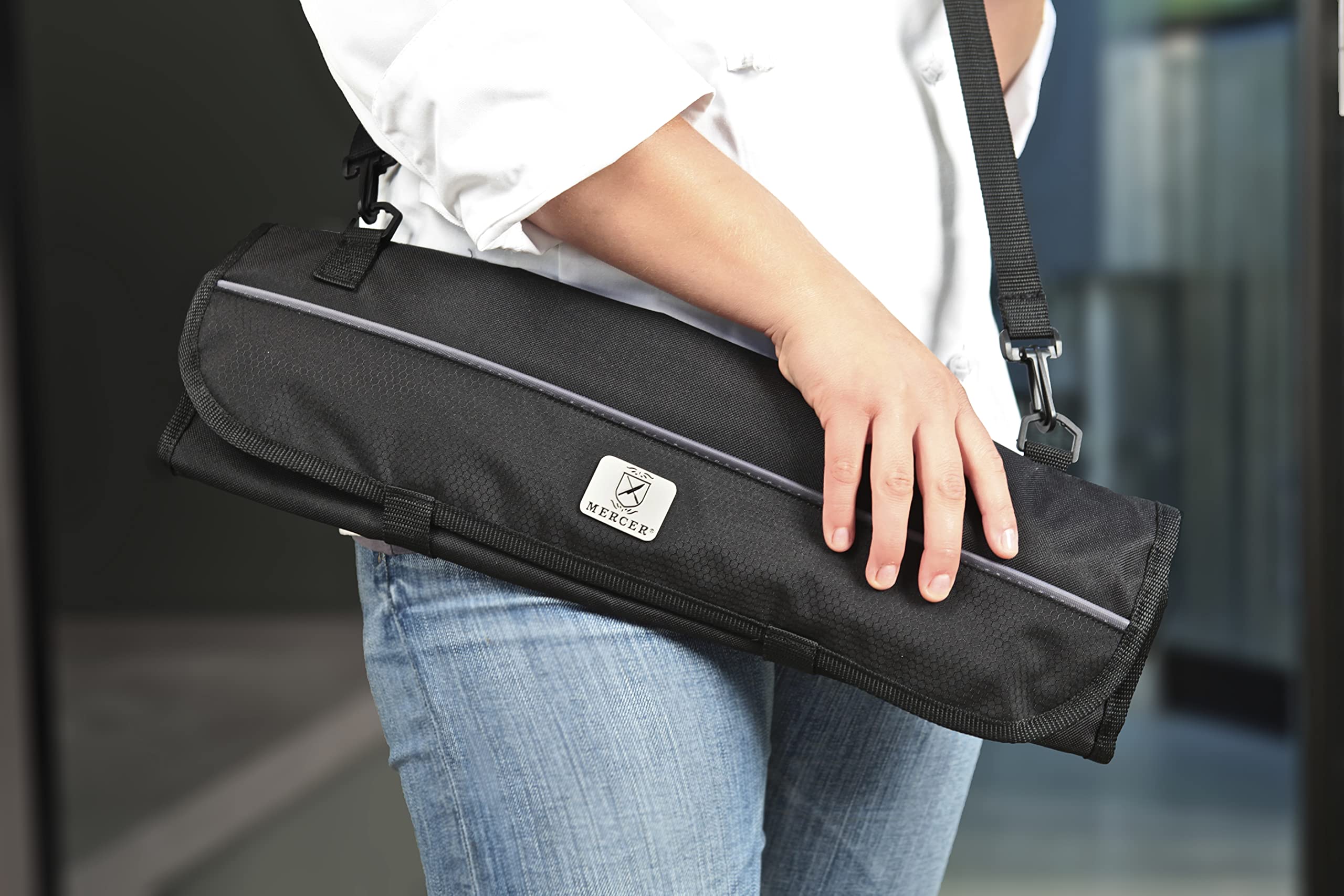 Mercer Culinary 10-Pocket Knife Case Black