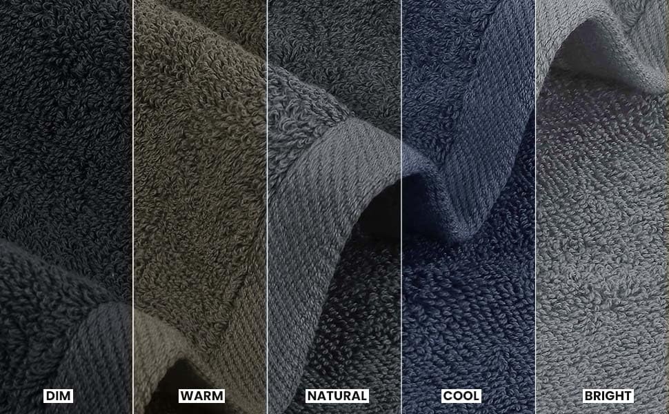 Utopia Towels 4 Pack Premium Bath Towels Set, (27 x 54 Inches) 100% Ring Spun Cotton 600GSM, Lightweight and Highly Absorbent Quick Drying Towels, Perfect for Daily Use (Grey)