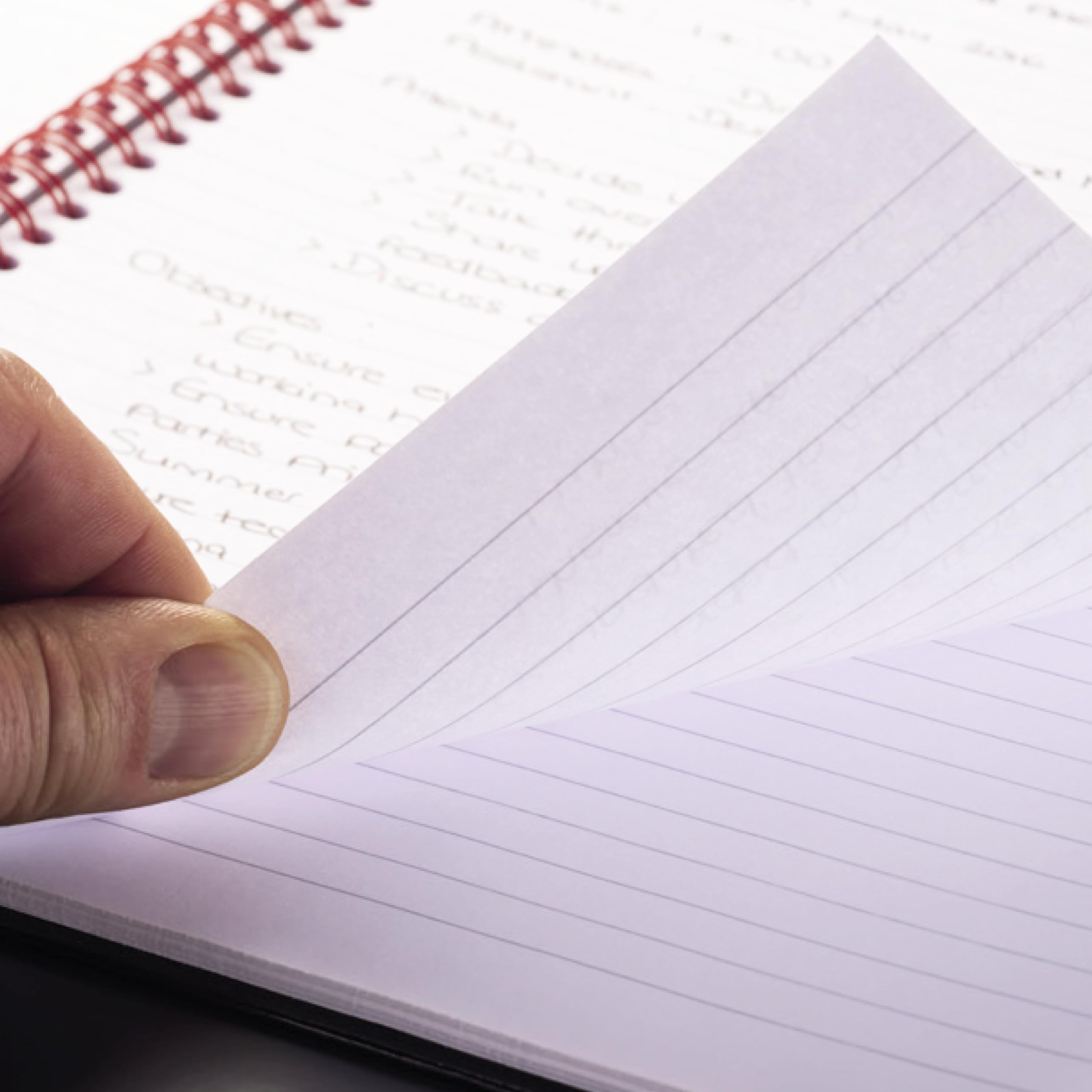 Black n' Red Notebook, Hardcover, Premium Optik Paper, Scribzee App Compatible, Environmentally Friendly, Durable Spiral Binding, 11" x 8-1/2", 70 Double-Sided Ruled Sheets, Pack of 3 (400123488)