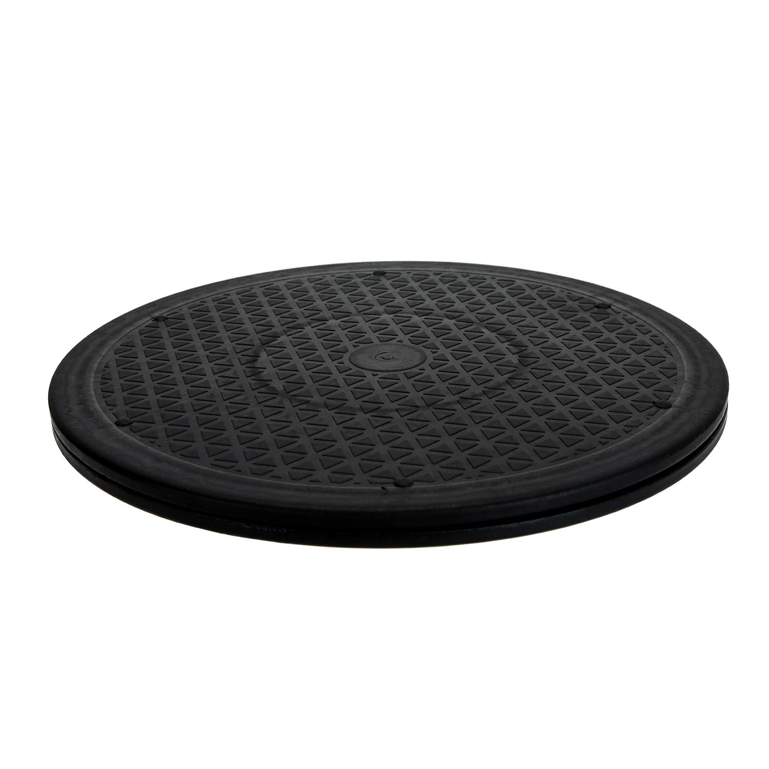Lawei 2 Pack 12 inch Heavy Duty Rotating Swivel Stand with Steel Ball Bearings - Lazy Susan Turntable for Flat Panel Monitors, TV's, Potted Plants, Stereo Speakers
