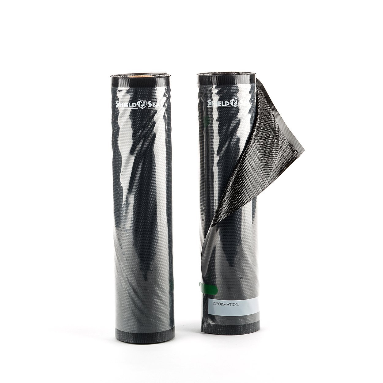 ShieldNSeal Vacuum Seal Rolls (Black and Clear, 11" x 19.5')
