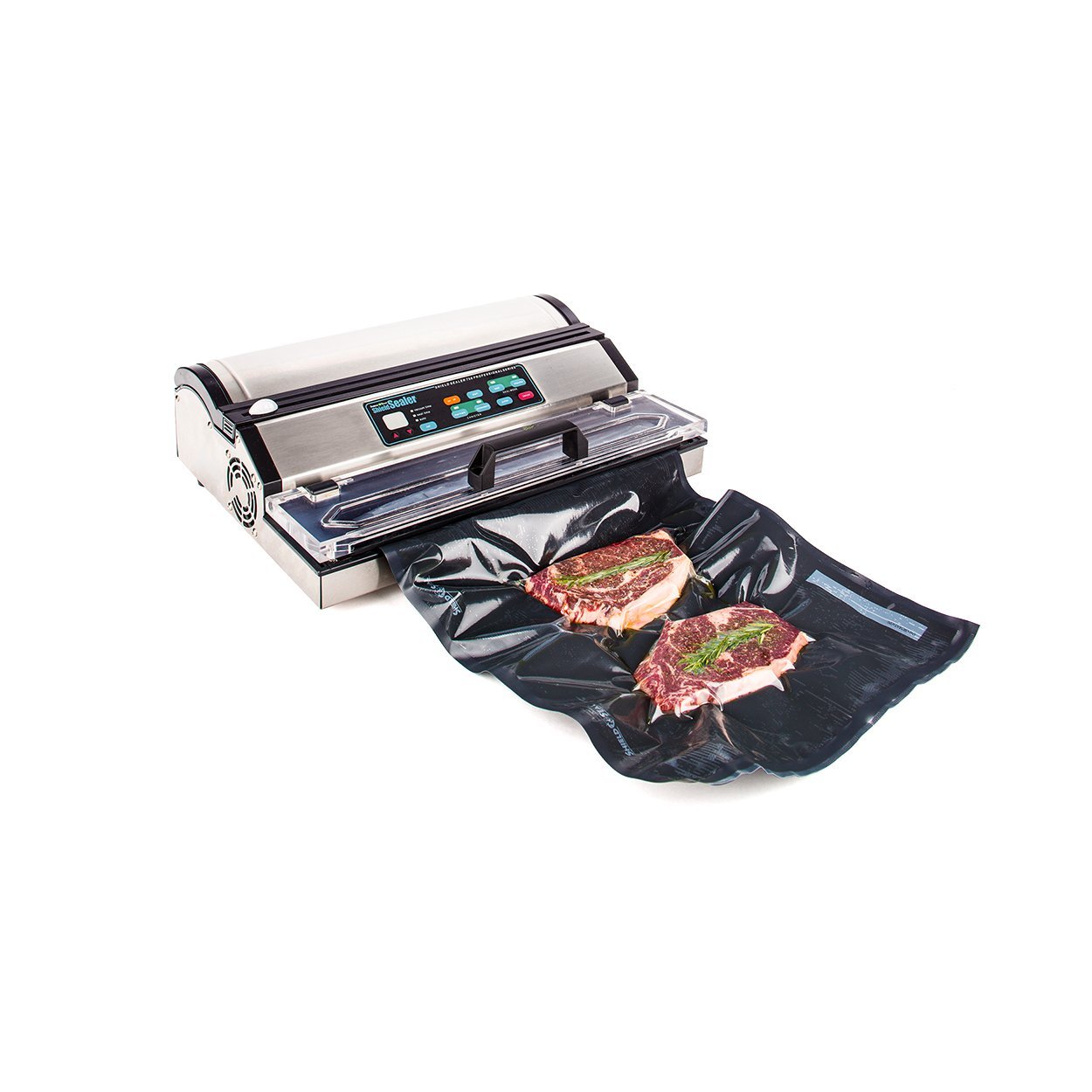 ShieldNSeal Vacuum Seal Rolls (Black and Clear, 11" x 19.5')