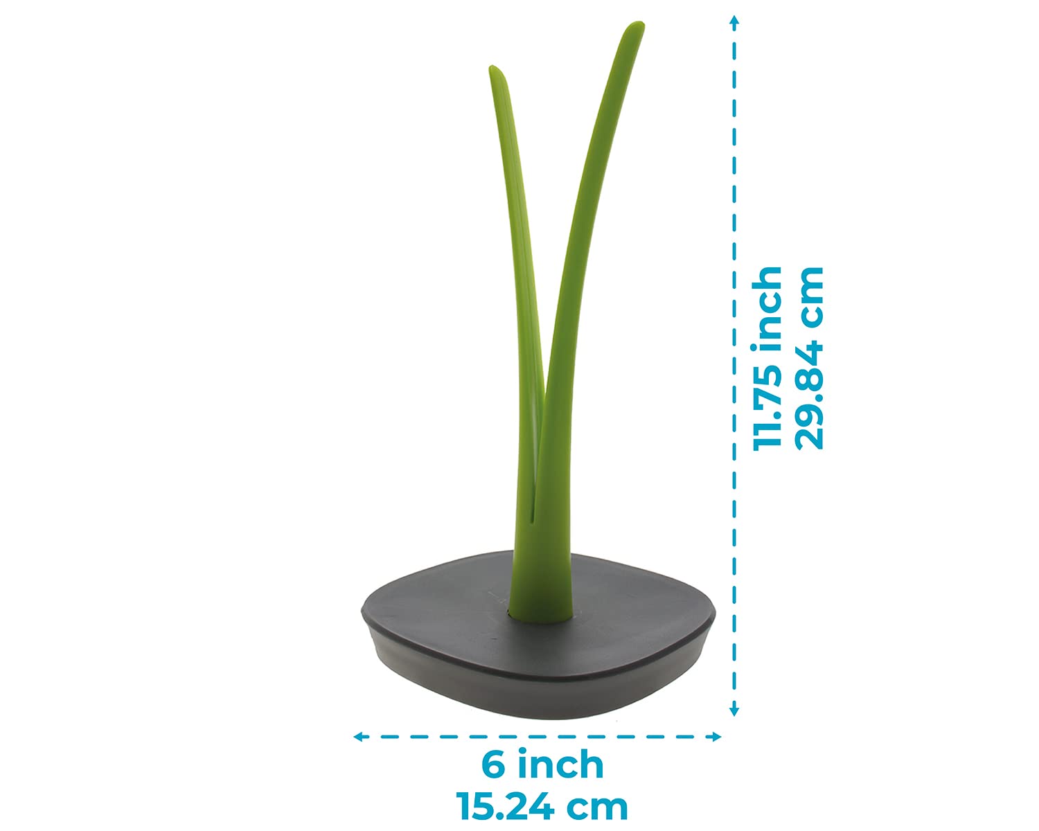 Comfify “Sprout” Decorative Paper Towel Holder or Toilet Paper Holder Vertical Countertop Paper Towel Stand or Toilet Roll Stand - Sturdy No-Slip Base - 11.75” x 6”