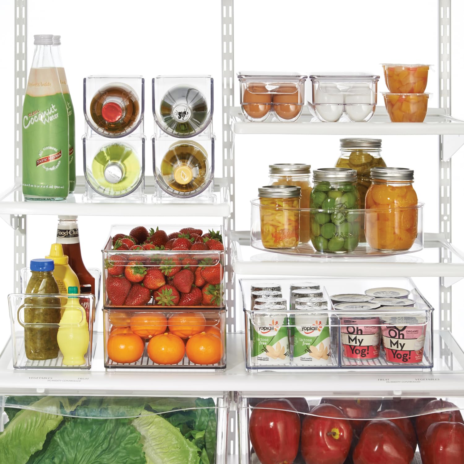 iDesign Fridge/Freeze Binz Turntable, Clear