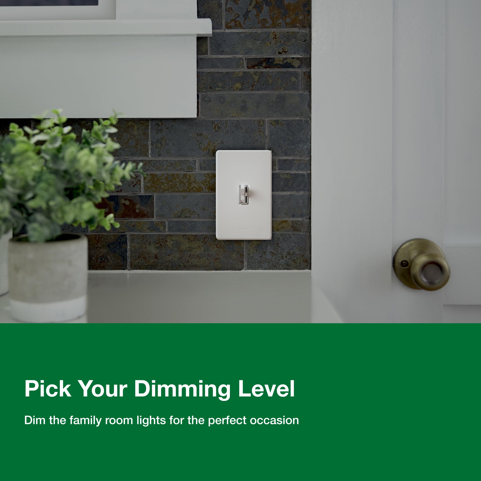 Lutron Ariadni/Toggler LED+ Dimmer | 150-Watt, Single-Pole/3-Way | AYCL-153P-WH | White
