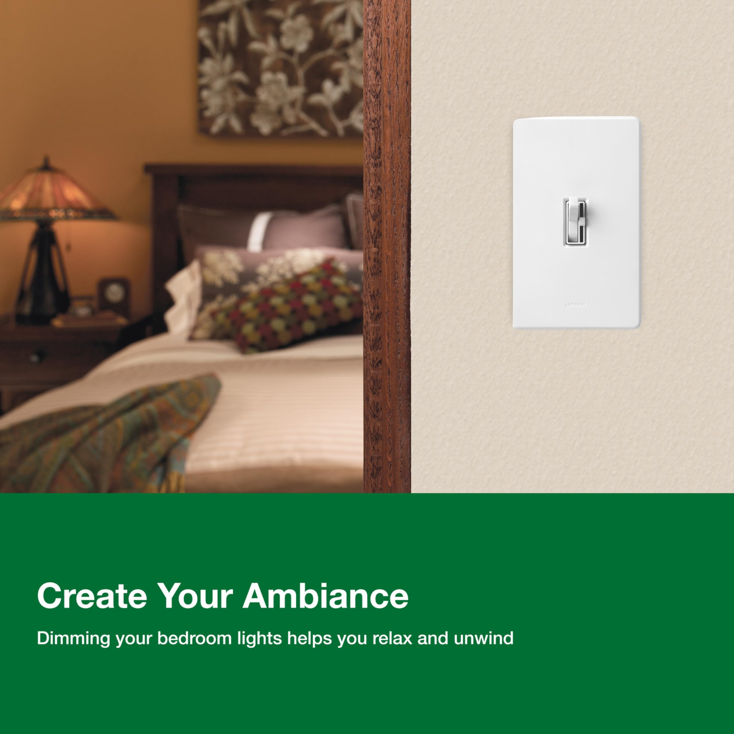 Lutron Ariadni/Toggler LED+ Dimmer | 150-Watt, Single-Pole/3-Way | AYCL-153P-WH | White