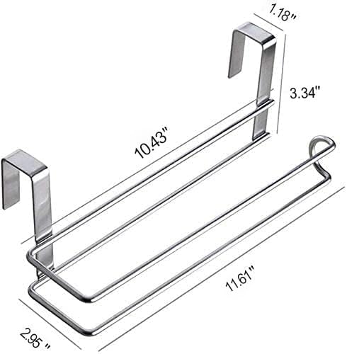 Stainless Steel Kitchen Paper Hanger Sink Roll Towel Holder Hanger Organizer Rack Pano Paper Towel Holder Under Cabinet