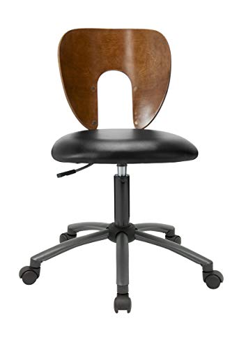 Vintage Rustic Oak Drafting Table, Top Adjustable Drafting Table Craft Table Drawing Desk Hobby Table Writing Desk Studio Desk, 42''W x 30''D & Studio Designs Ponderosa Chair in Sonoma Brown 13249