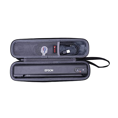 XANAD Hard Case for Epson Workforce ES-50 / ES-55R / ES-60W / ES-65WR / DS-30 / DS-70 / DS-80W Document Scanner (Case Only)