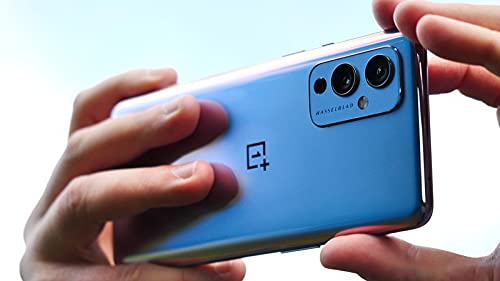 OnePlus 9 5G Dual LE2110 128GB 8GB RAM Factory Unlocked (GSM Only | No CDMA - not Compatible with Verizon/Sprint) China Version | Arctic Sky (Blue)
