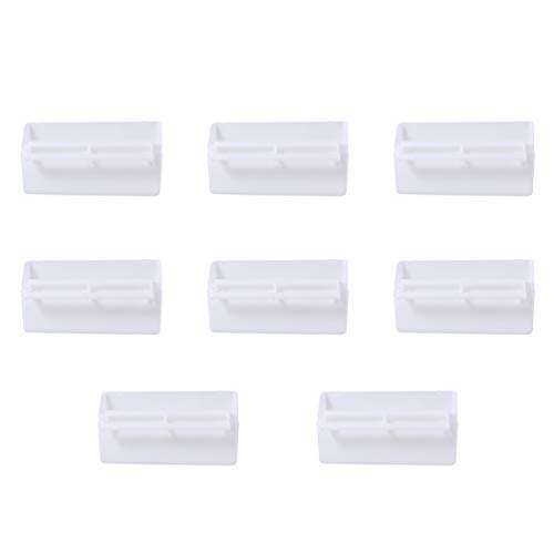 generic Dispenser Container 8pcs Bird Water Feeder Cup Bird Feeder Box Bird Food Feeder Parrot Food Box Pigeon Water Dispenser for Budgie Poultry Pigeon Quail Cages Feeder Parakeet Feeder