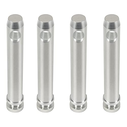 4 Pack Sunluway S07070200 Cat 1 Top Link Pin 3/4 in Dia Pin 5-1/2 Top Link Pin Hitch Pin Accessories for Tractors
