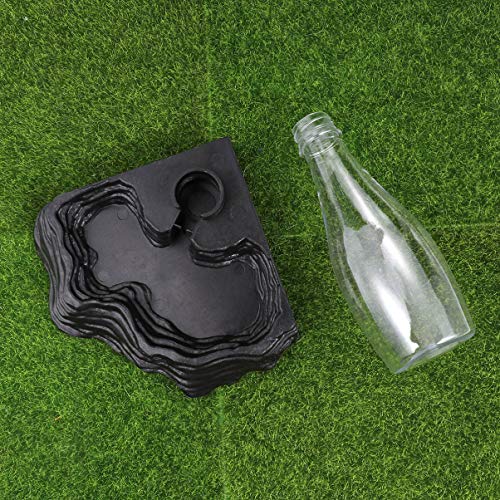 Baluue Reptichip Turtle Feeder Reptile Water Feeder Reptile Water Dispenser Refilling Water Dispenser Reptile Drinking Tool for Tortoise Lizard (Black) Reptile Water Dispenser Reptile Water Bowl