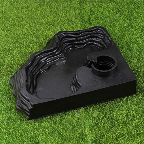 Baluue Reptichip Turtle Feeder Reptile Water Feeder Reptile Water Dispenser Refilling Water Dispenser Reptile Drinking Tool for Tortoise Lizard (Black) Reptile Water Dispenser Reptile Water Bowl
