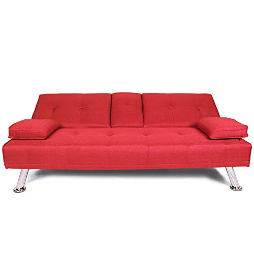 LTT Futon Sofa Bed, Sleeper Sofa, Folding Sofa Bed Dual-Purpose Multi-Functional Folding Bed Suitable for Small Space Configuration Apartment Dormitory