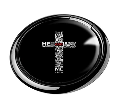 XUTAI Christ Christian CrossImage Image Glass Dome Custom Phone Finger Holder Bracket 360°Rotation Accessories Ring Stand for Cell Phones