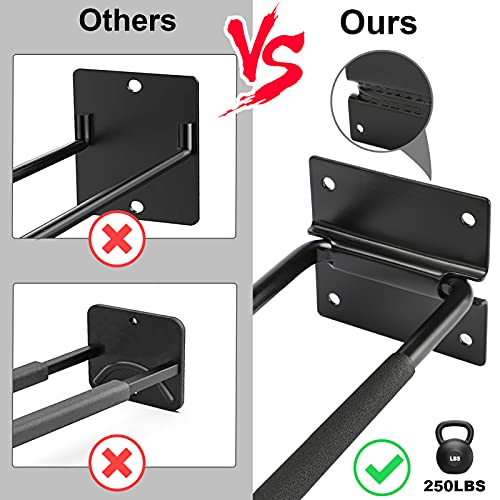 Magacyo Garage Organizer Wall Mount Tool Organizer, Heavy Duty Shed Organizer, All Metal Garden Tool Rack Tool Hangers for Garage Wall, Garage Tool Organizer for Rake, Broom and Yard Tools, 2 Pack