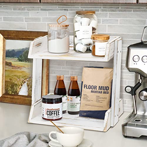 Coffee Station Organizer Countertop, Coffee Bar Accessories and Organizer, Coffee Mug Holder Countertop Coffee Station,Coffee Cup Holder Coffee Bar Accessory Organizer, Gift for Coffee Lover