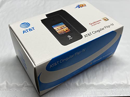 SIMBROS AT&T CINGULAR FLIP 4 SMARTFLIP IV U102AA 4G Phone for AT&T ONLY Complete with At&t Sim Card sim Key