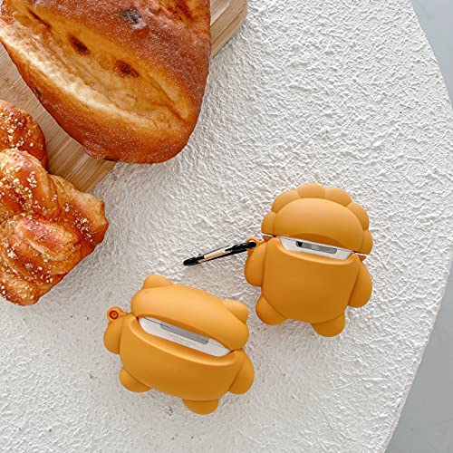 VARWANEO Earphone Case for AirPods 1&2, 3D Cute Fun Cool Muscle Cartoon Anime Soft Silicone Design, Portable&Shockproof Airpods Cover, for Apple Air pod 2&1 Charging Case (Bear)