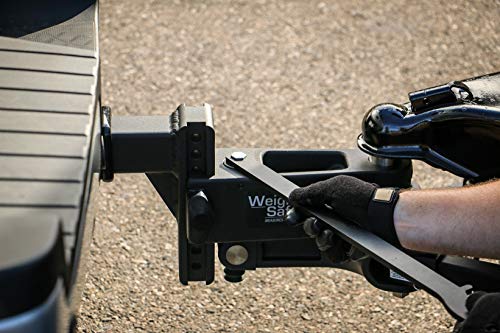 Weigh Safe TrueTow Weight Distribution WSWD8-2.5-SET with 4 Point Sway Control & Weight Gauge, 8" Drop 2.5" Shank 20,000 LBS Max GTW 2,200 LBS Max Tongue Weight Includes 2-5/16" TowBall, 4 Pc Lock Set