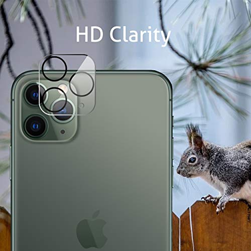 Ailun 2 Pack Screen Protector for iPhone 11 Pro[5.8 inch] + 2 Pack Camera Lens Protector,Tempered Glass Film,[9H Hardness] - HD