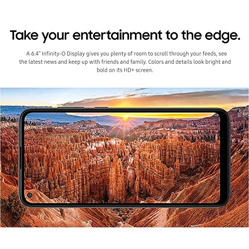 SAMSUNG Galaxy A11 (64GB, 3GB) 6.4" HD+, Snapdragon 450, Long-Lasting Battery, Dual SIM GSM Unlocked (US + Global) 4G Volte A115M/DS (Fast Car Charger Bundle, White)