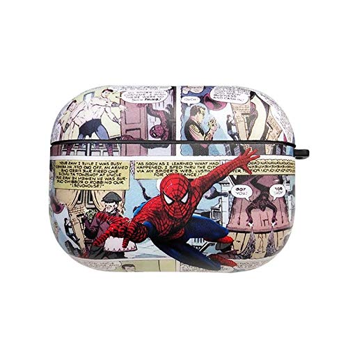 Airpod Case, Airpod Cover, Phone Accessories, Gift for Friends, Cartoon Airpod Case, Unique Airpod Case, Marvel Character Airpod Accessories (Generation 1/2, Spider-Man)