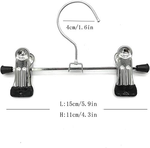 Boot Hangers with Clips, Double Adjustable Clips Boot Rack Organizer, Boot Holders to Keep Them Straight, Portable Multifunctional Hangers for Jeans, Hats, Tall Boots, Towels 6 Pack
