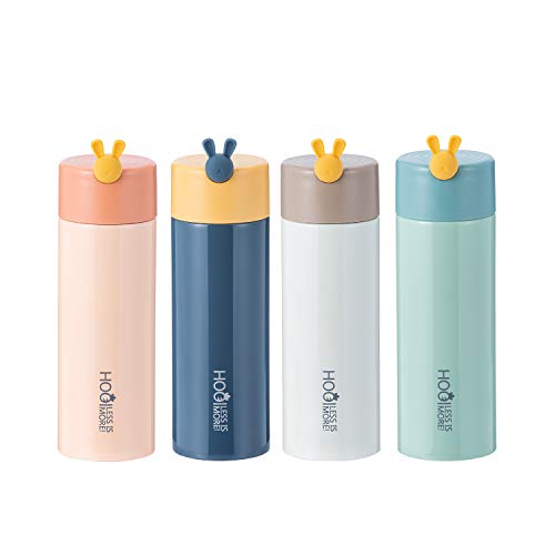 Litaymo Cute Stainless Steel Vacuum Insulated Water Bottle Double Wall Insulated Thermal Bottle Leakproof Vacuum Cup Travel Coffee Mug Green