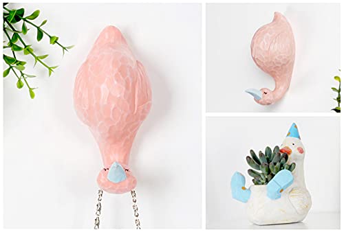 MIYING Decorative Wall Hooks, Home Wall Mounted Decoration Heavy Duty Single Cute Animal Hanger Coat Hooks for Keys, Towel, Bags, Hat, Jewelry, (Turkey)