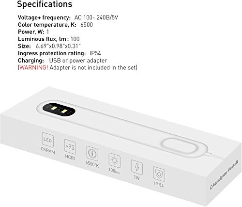 Aqualighter Led Aquarium Light - Innovate Flexible LED lamp for Freshwater Aquarium - Fish Tank Light - PicoSoft Plus White
