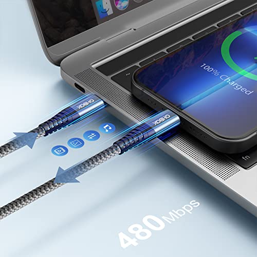 ohbox Short iPhone Charger Cable 3Pack 12 inch Lightning Cable 1FT iPhone Charging Cord Compatible with iPhone 14/13/12/11/Pro/Max/Mini/X/Plus/8/7/6/5S/SE/Plus/iPad