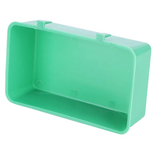 Yosoo 10Pcs Bird Food Feeder Bird Water Feeder Plastic Feeding Bowl Trough Bird Feeder Container Bird Bathtub Accessories