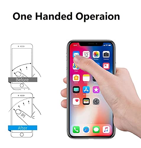 anzyzz Cell Phone Ring Holder Stand, Transparent Phone Ring Holder Finger Kickstand 360° Rotation Phone Ring Finger Grip Compatible with All Smartphones(Silver&Rose Gold Diamond)