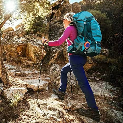 QeeHeng Camping Retractable Clothesline,Adjustable 26ft Camping Clothesline,with 20 Windproof Clothespins,10 Stoppers