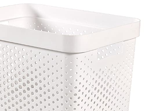 Curver Storage Basket, White, One Size (248636)