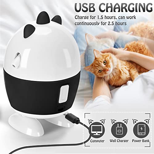 Frebento Cat Toys Interactive, Cat Light Toy and Cat Feather Toys 2 in 1, Recharge Cat Exercise Toys for Indoor Cats Automatic Cat Toys Interactive for Kitten