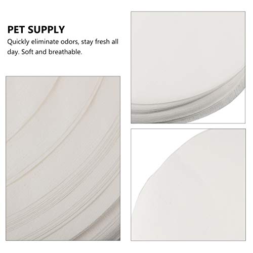 POPETPOP 100pcs Disposable Bird Cage Liners Papers Parrot Pet Cages Cushion Pad Mat Accessories 30cm