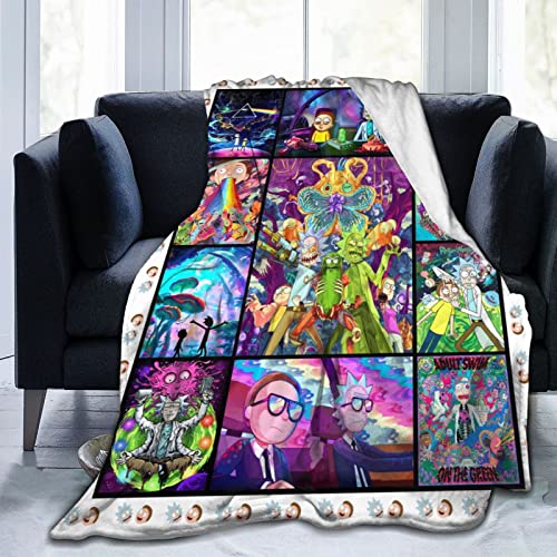 Flannel Fleece Blanket Super Soft Lightweight Plush Throw Blanket for Bed Chair Sofa Couch Living Room 50"x40"