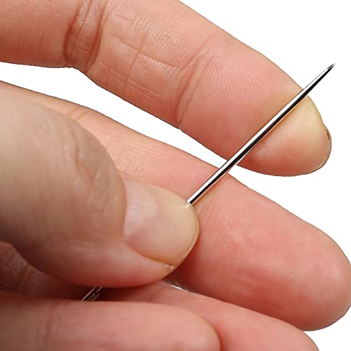 Eketirry Hand Sewing Needle Kit, Heavy Duty Household Hand Needles for for Upholstery, Carpet, Leather, Canvas Repair (5 Pieces)