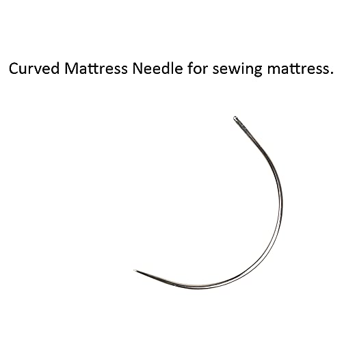 Eketirry Hand Sewing Needle Kit, Heavy Duty Household Hand Needles for for Upholstery, Carpet, Leather, Canvas Repair (5 Pieces)