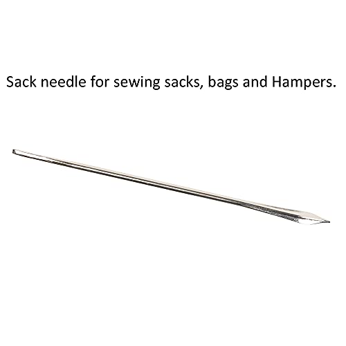 Eketirry Hand Sewing Needle Kit, Heavy Duty Household Hand Needles for for Upholstery, Carpet, Leather, Canvas Repair (5 Pieces)