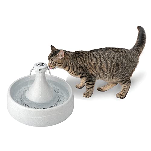 PetSafe Drinkwell 360 Multi Pet Drinking Fountain - Customizable Automatic Water Dispenser for Cats and Dogs - 128 oz Fresh, Filtered Water Capacity for Healthy Pets - Filter Included