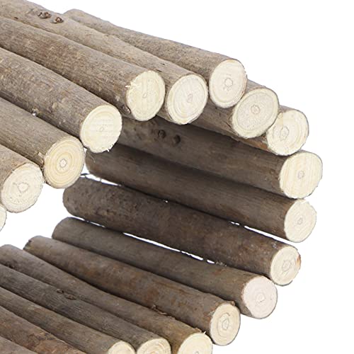 Hamster Bridge Toy, Bendable Wooden Hideout Rodents Wooden Door Fence for Small Animal Mouse Squirrel Chipmunk (60CM) Habitat Décor