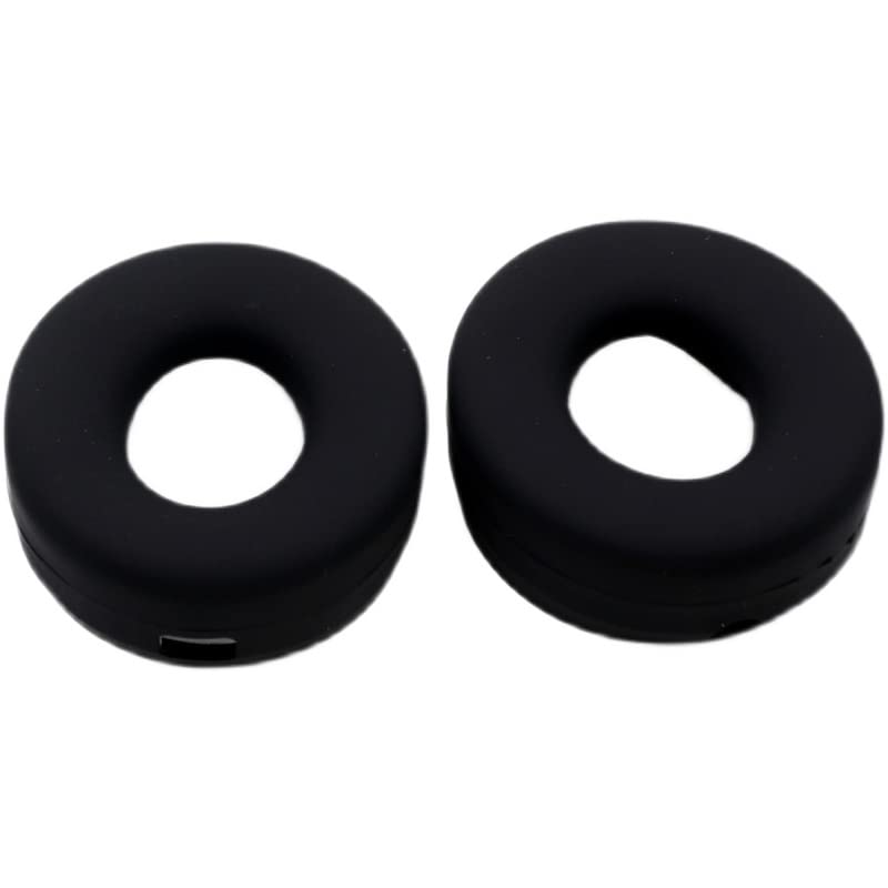 Solo 3 Silicone Case, Protective Silicone Case Sweatproof Scratchproof Reusable Washable Cover Skin for Beats Solo 2 3 2.0 3.0 Wireless Headphones (Black)