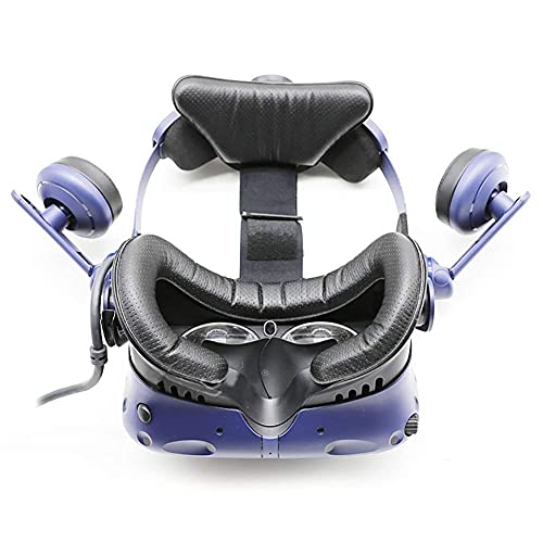 TamBee Face Foam Vive PRO VR Replacement Headset Foam Replacement for HTC Vive PRO VR PU Leather Cover Face Pad 4Pcs