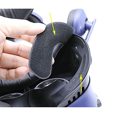 TamBee Face Foam Vive PRO VR Replacement Headset Foam Replacement for HTC Vive PRO VR PU Leather Cover Face Pad 4Pcs